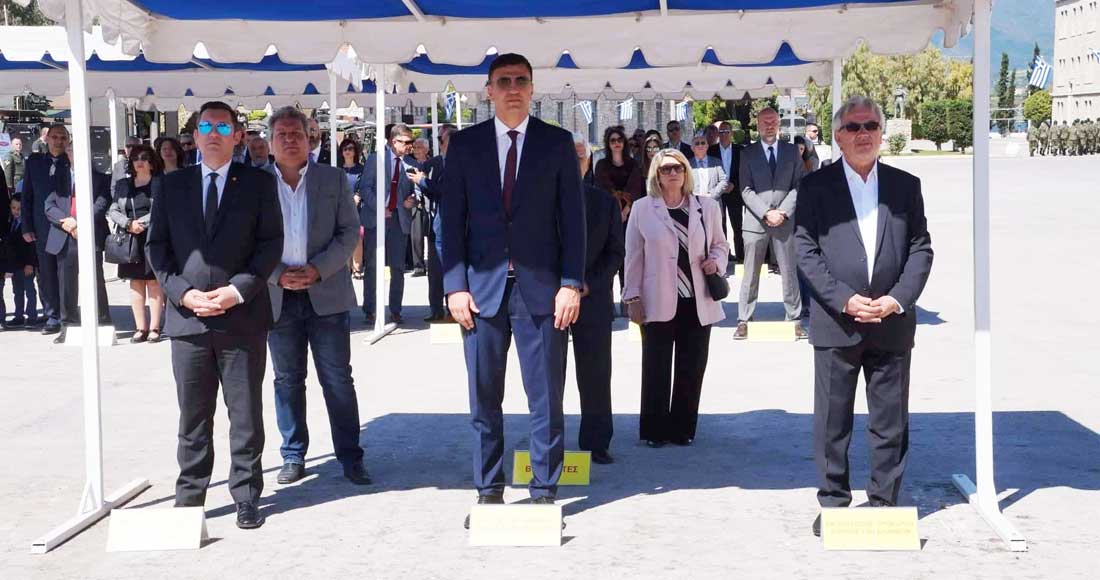 Ο Γιώργος Ακριώτης στην γιορτή του Αγίου Γεωργίου, Προστάτη του Στρατού ...