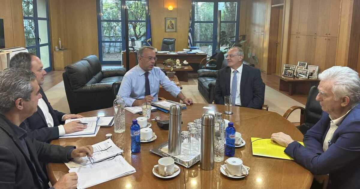 Σύσκεψη Θ.Ζεμπίλη με Χρ.Σταϊκούρα για τα μεγάλα έργα της Εύβοιας και ...